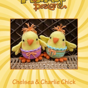 Crochet Pattern - Chelsea and Charlie Chick, Easter Spring Chicks ...