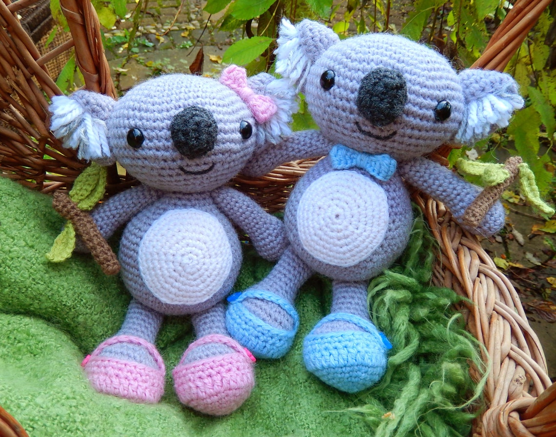 Karl & Karla Koala Amigurumi Crochet Pattern | Etsy