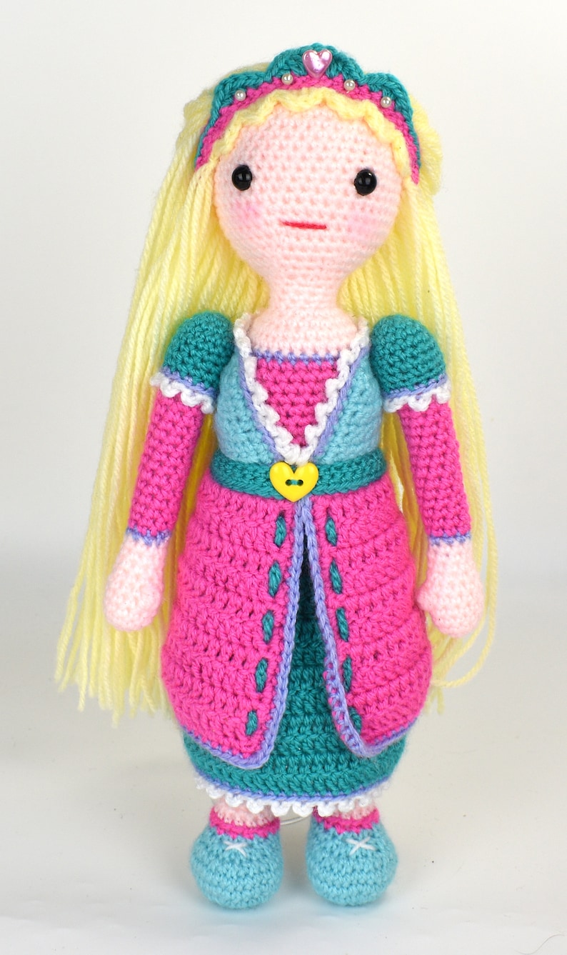 Princess Polly Amigurumi Crochet Pattern | Etsy UK