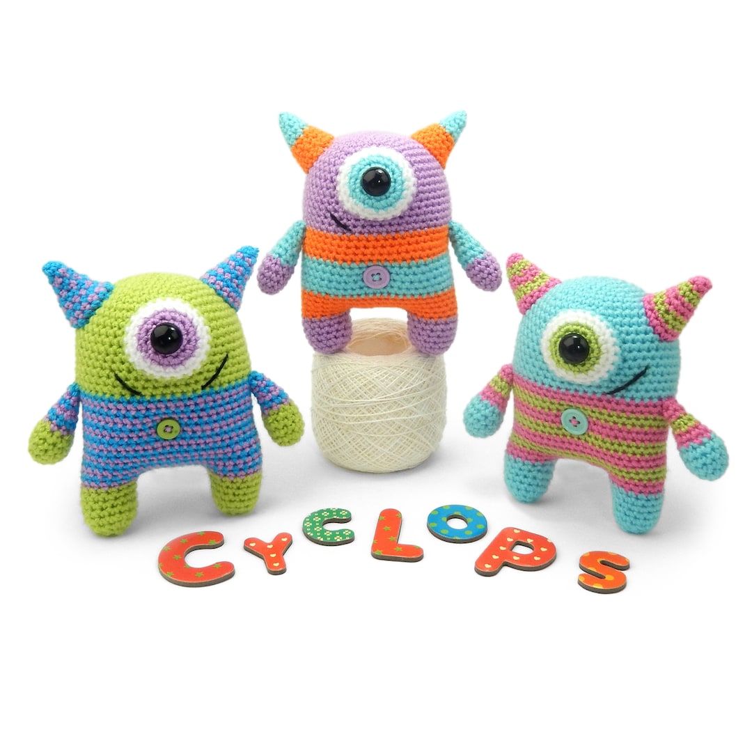 Crochet Pattern - Cyrus the Cyclops - Amigurumi - Etsy