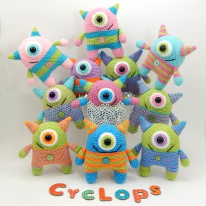 Cyrus the Cyclops - Amigurumi Crochet Pattern - Etsy