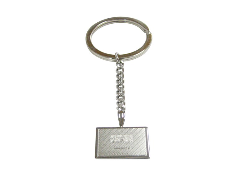 Silver Toned Etched Saudi Arabia Flag Pendant Keychain - Etsy