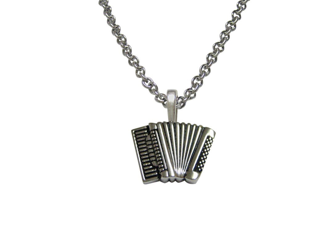 Accordian Music Instrument Pendant Necklace - Etsy