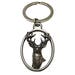 White Tailed Stag Deer Head Oval Key Chain - Etsy