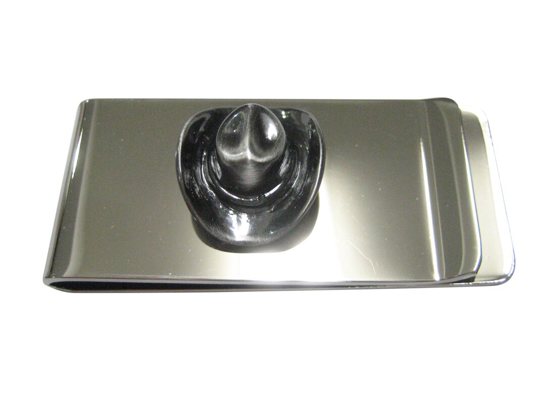 Gunmetal Toned Western Cowboy Hat Money Clip - Etsy