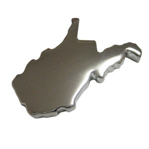 West Virginia State Map Shape Magnet - Etsy