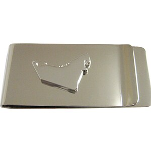 United Arab Emirates UAE Map Shape Money Clip - Etsy