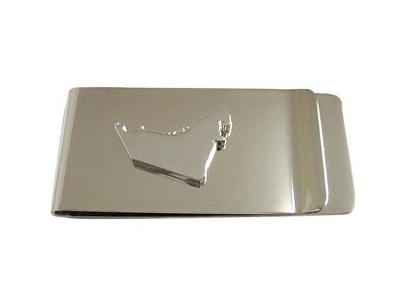 United Arab Emirates UAE Map Shape Money Clip | Etsy