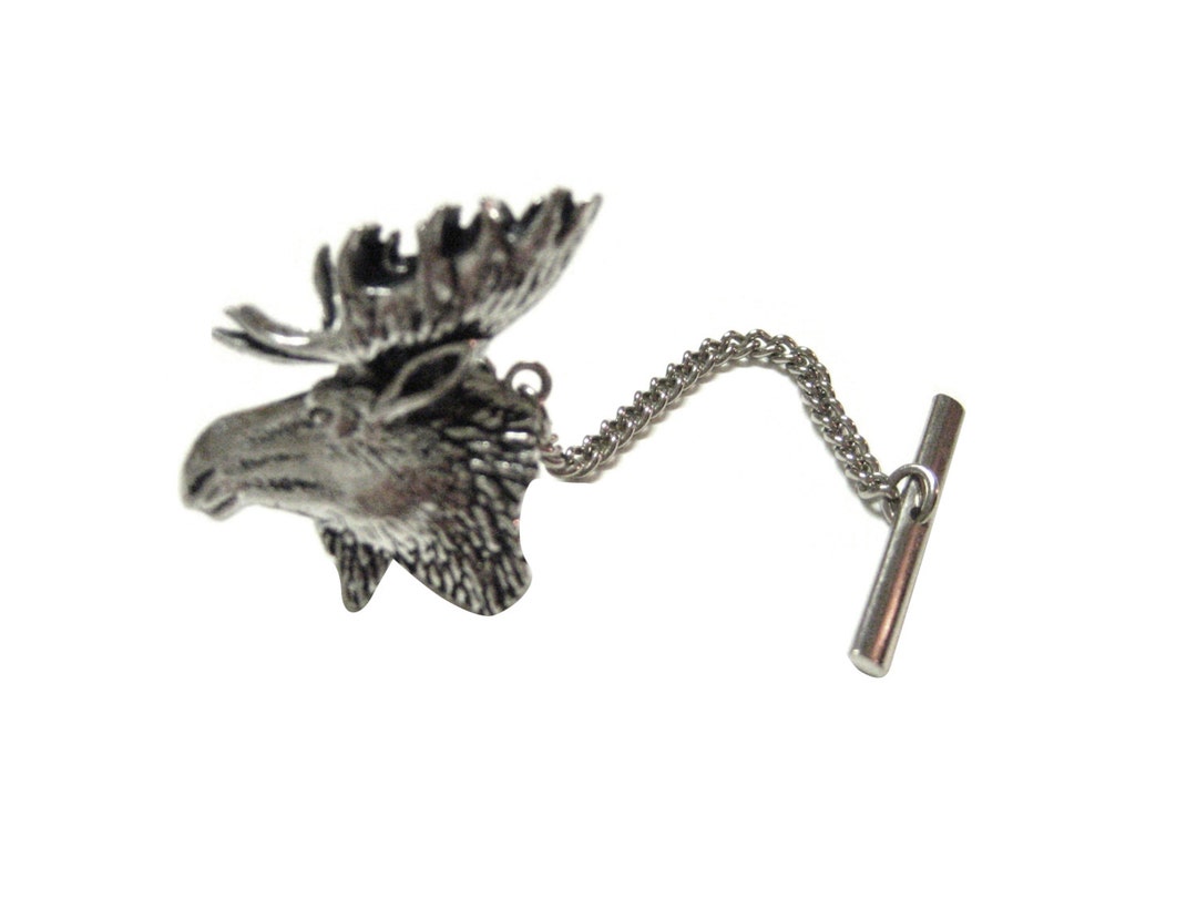 Moose Head Tie Tack - Etsy