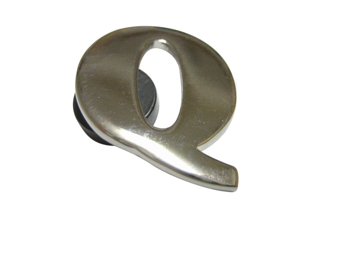 Letter Q Shape Monogram Magnet - Etsy