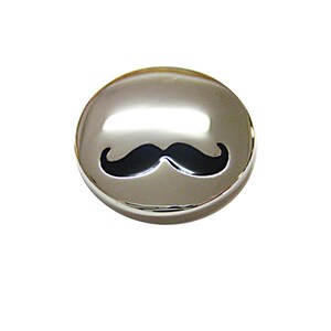 Shiny Circular Hipster Mustache Magnet - Etsy