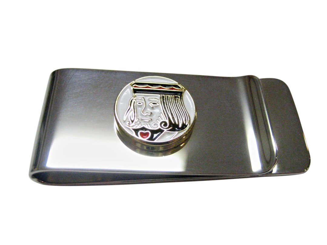 Card Face Money Clip - Etsy