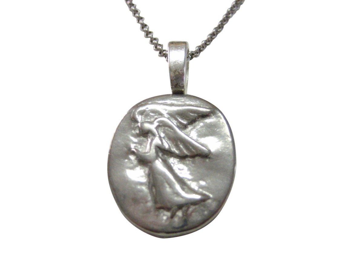 Angel Pendant Necklace - Etsy