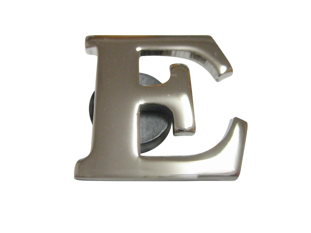 Letter E Shape Monogram Magnet - Etsy