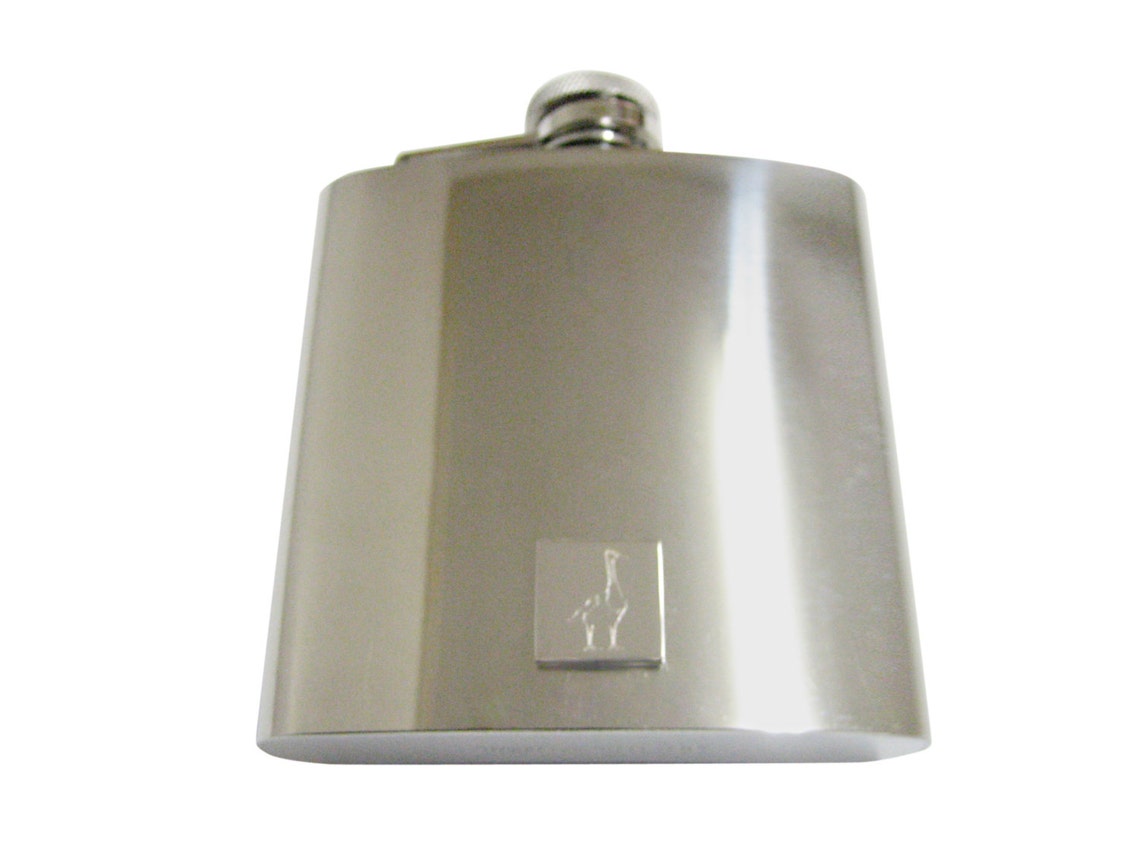 Engraved Goose 6 Oz. Stainless Steel Flask - Etsy