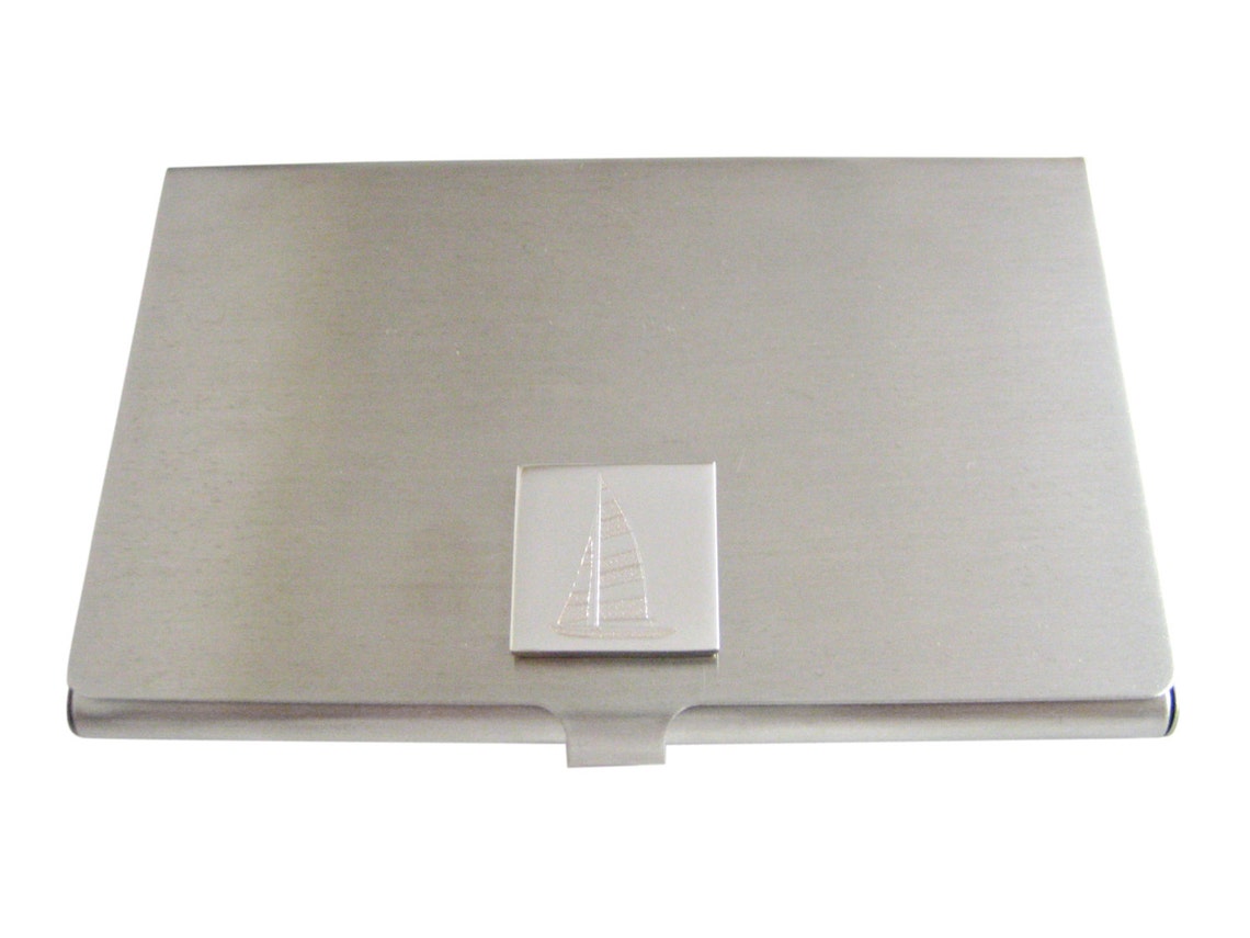 Engraved Nautical Sail Boat Business Card Holder - Etsy