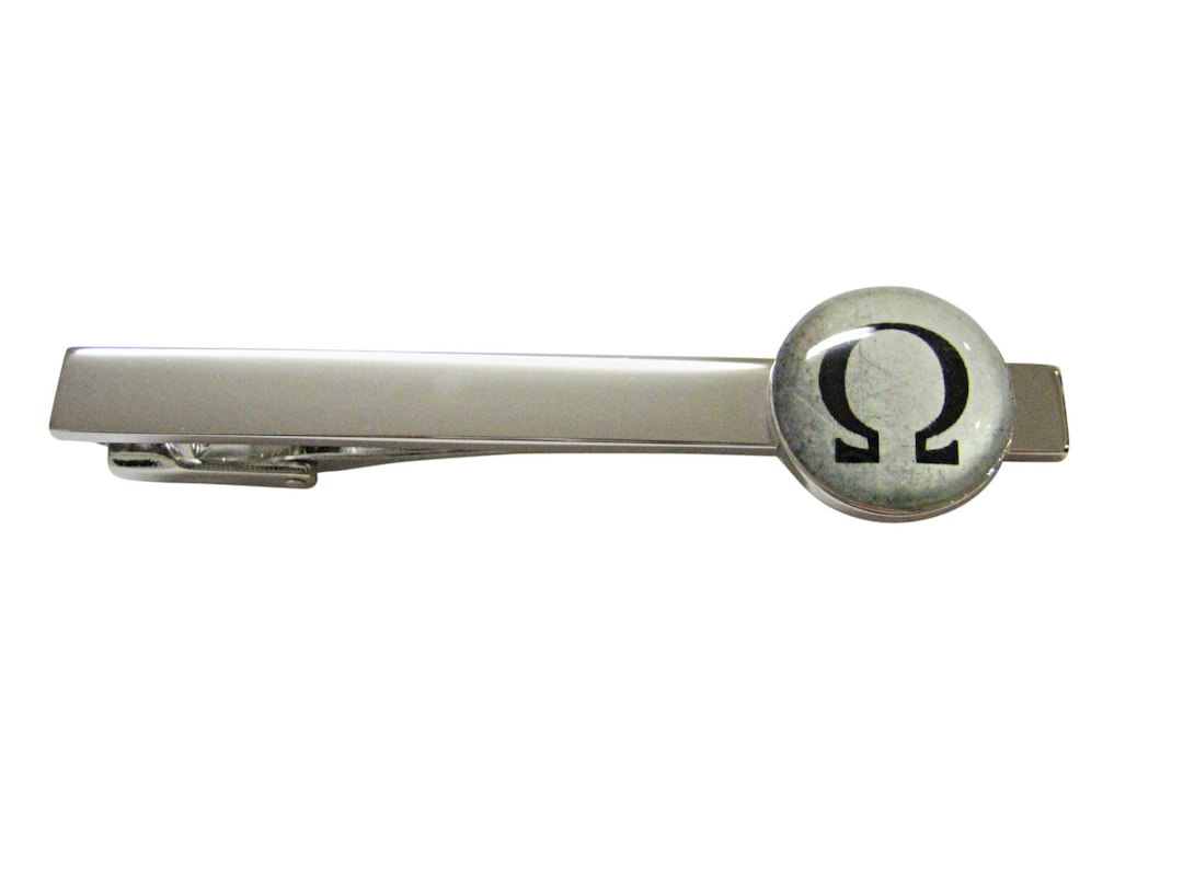 Greek Omega Symbol Square Tie Clips - Etsy