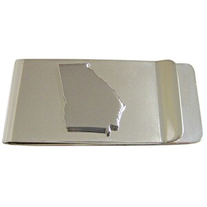 Georgia State Map Shape Money Clip - Etsy