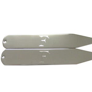 Silver Toned Etched Letter F Monogram Collar Stays - Etsy