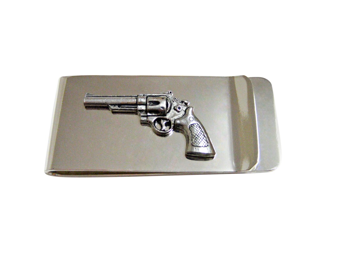 Modern Revolver Gun Money Clip - Etsy