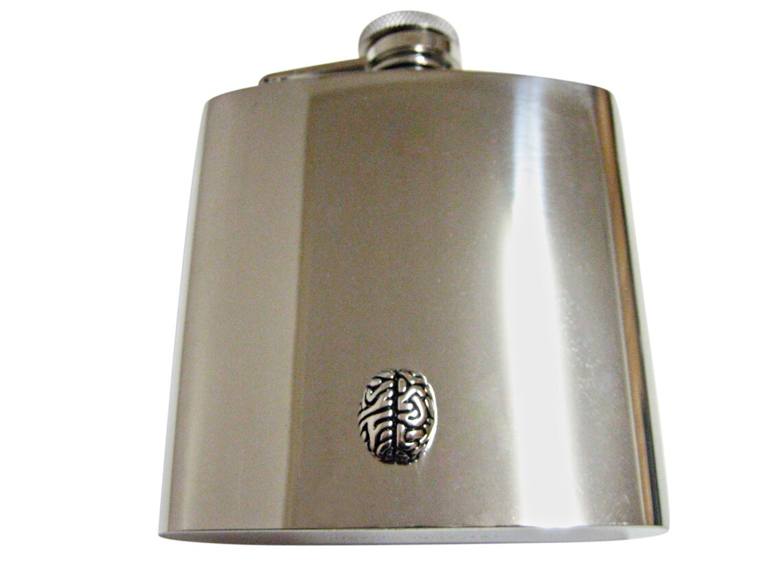 Anatomy Brain 6 Oz. Stainless Steel Flask - Etsy