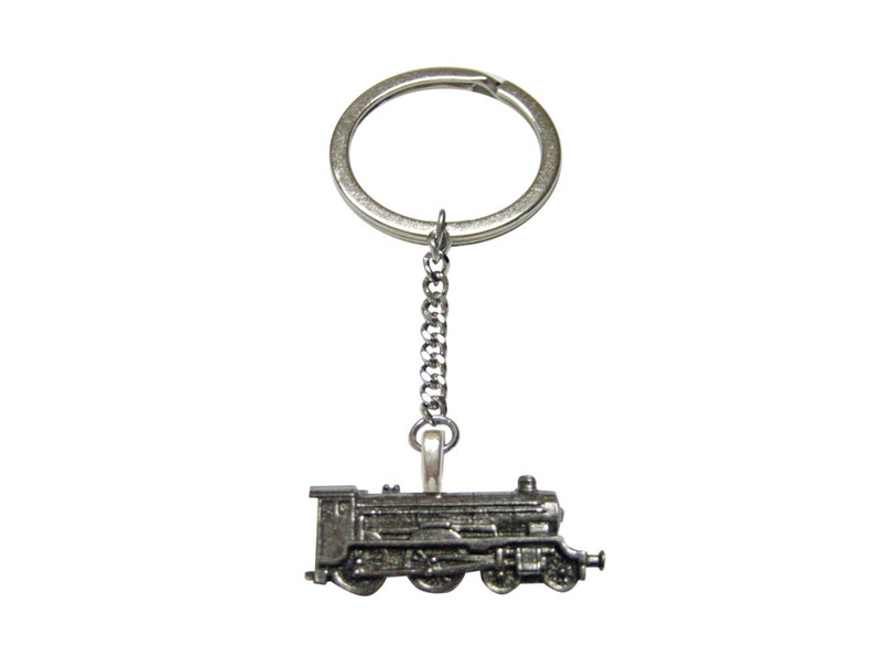 Locomotive Train Pendant Keychain | Etsy