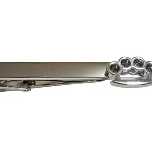 Brass Knuckle Design Square Tie Clips - Etsy