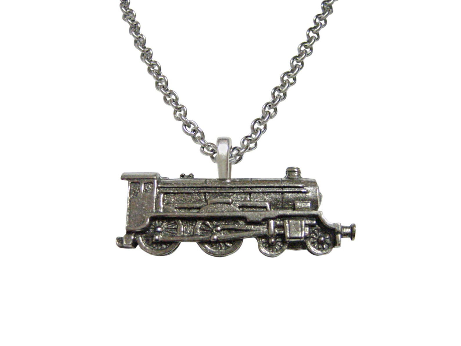 Locomotive Train Pendant Necklace - Etsy
