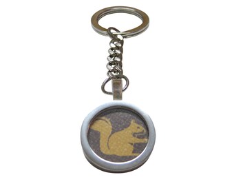 Squirrel Key Chain | Etsy