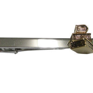 Gold Toned Stack of Books Tie Clip - Etsy