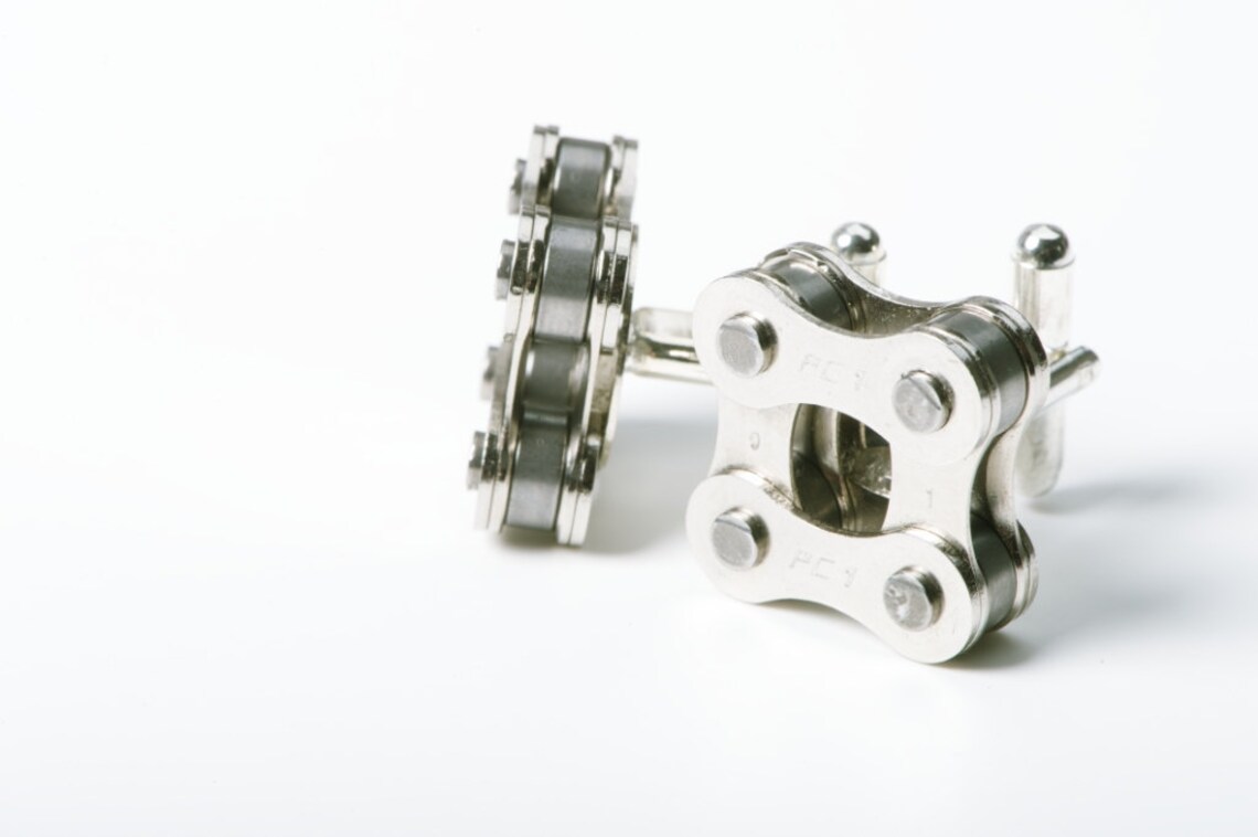 Bicycle Chain Cufflinks 4 Links - Etsy