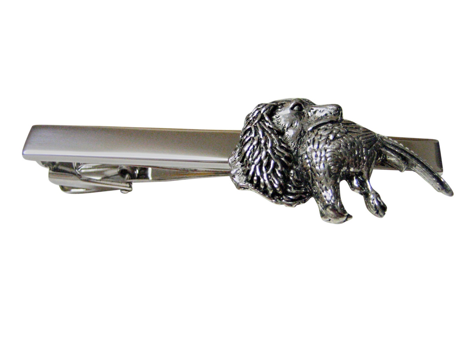 Spaniel Dog With Pheasant Bird Square Tie Clips | Etsy