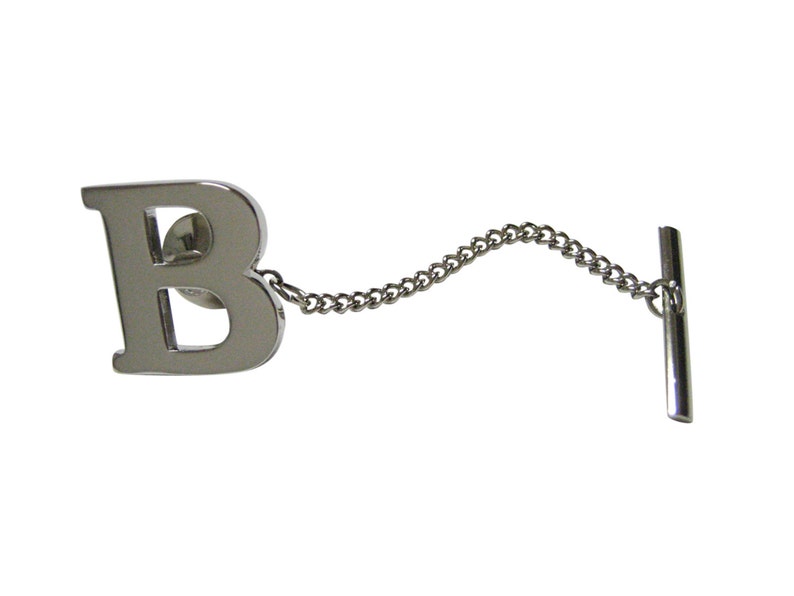 Monogram Letter B Tie Tack - Etsy