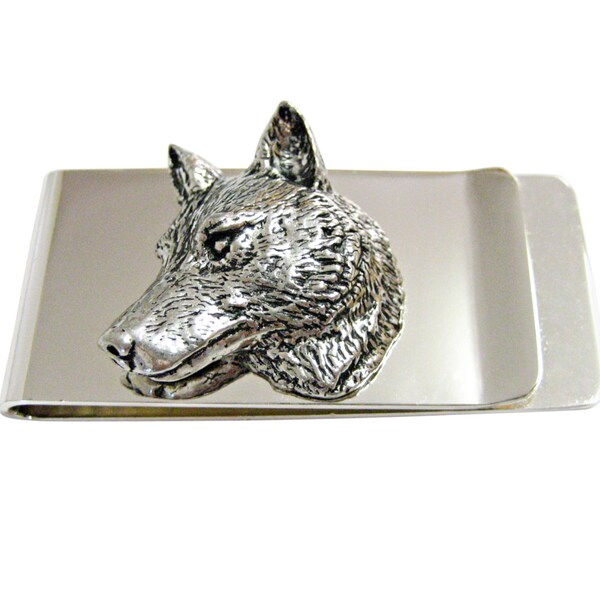 Wolf Head Money Clip - Etsy