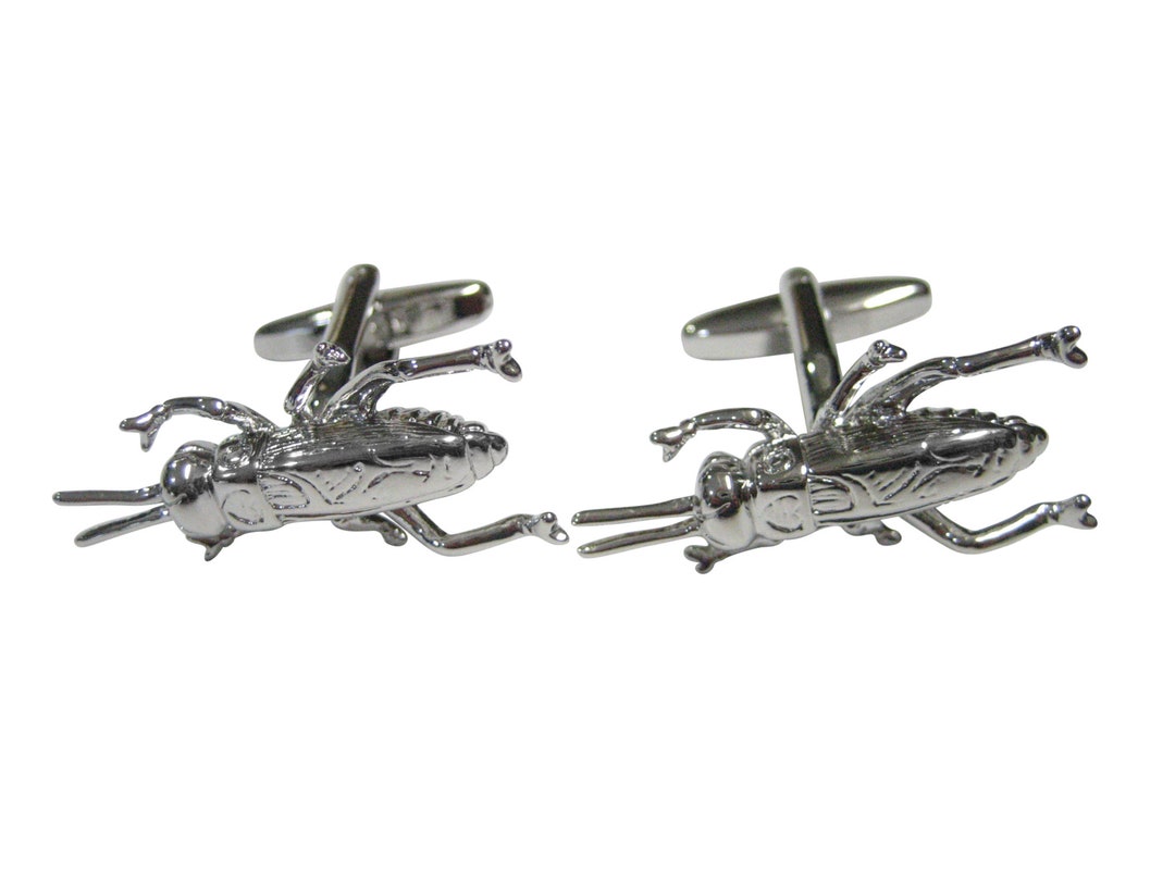 Silver Toned Cricket Bug Insect Cufflinks Etsy silver-toned-cricket-bug-insect-cufflinks-etsy