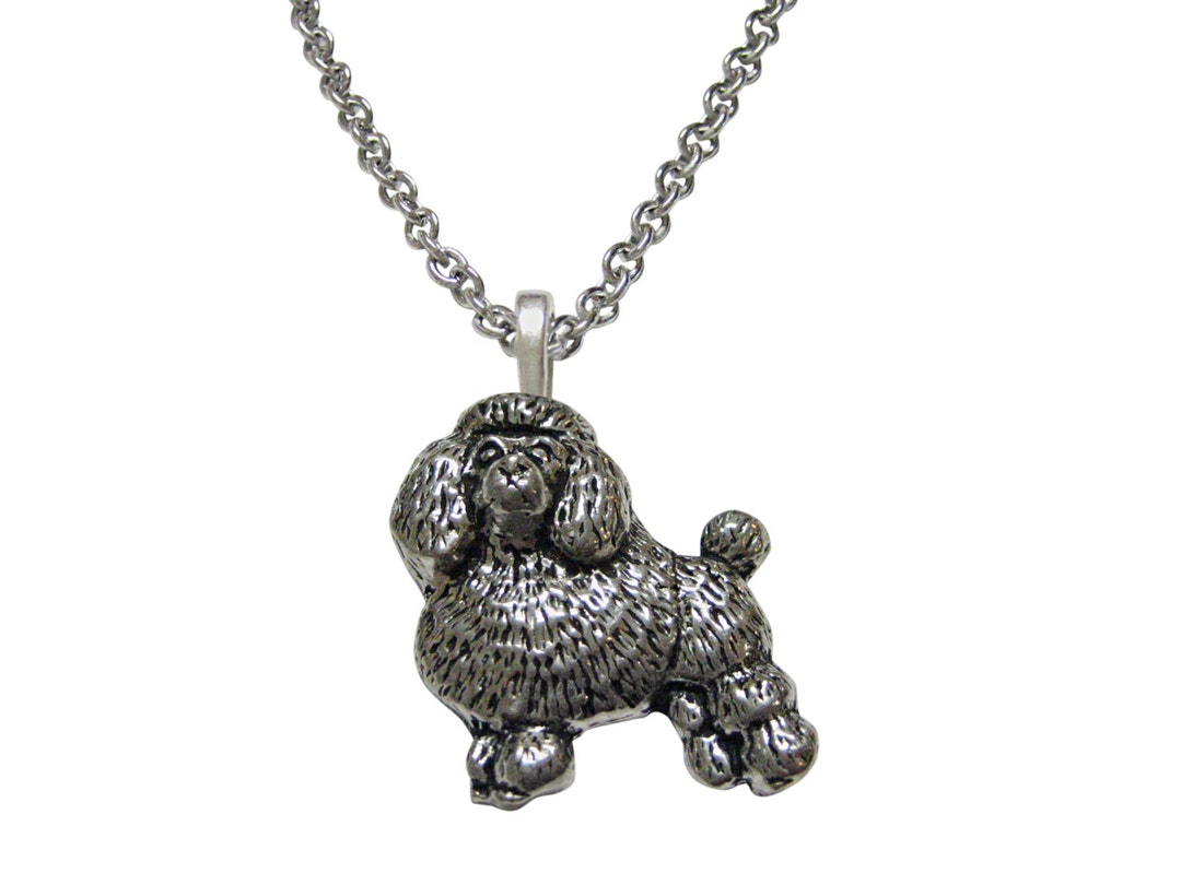 Poodle Dog Pendant Necklace - Etsy