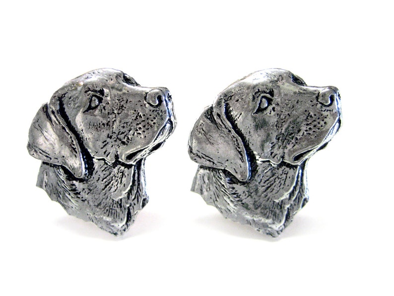 Labrador Dog Head Cufflinks | Etsy