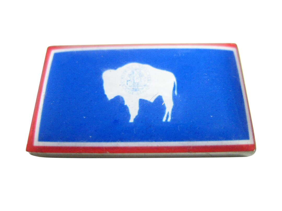 Wyoming State Flag Magnet - Etsy