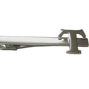 Monogram Letter T Square Tie Clips - Etsy