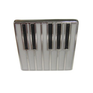 Silver Toned Square Piano Key Design Adjustable Size Fashion | Etsy