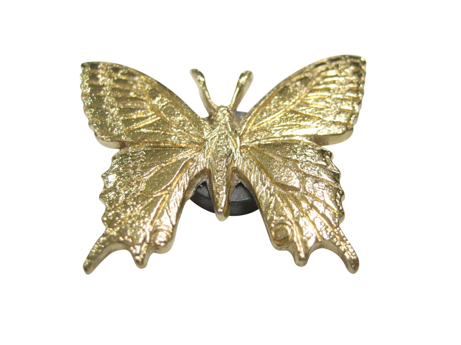 Gold Toned Textured Large Butterfly Magnet - Etsy