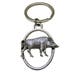 Standing Razorback Wild Boar Oval Key Chain - Etsy