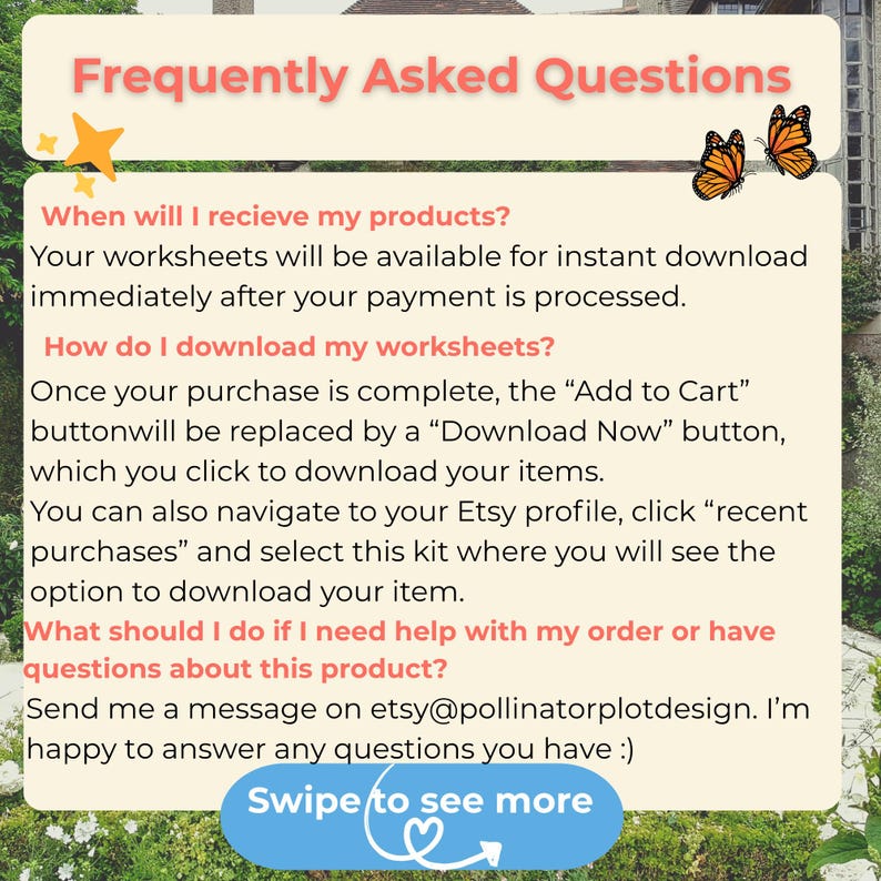 Butterfly Garden Design Bundle, Pollinator Landscape Plan, Seasonal ...