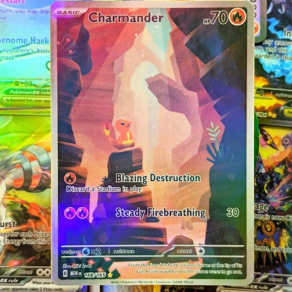Charmander 151 Full Art - Etsy