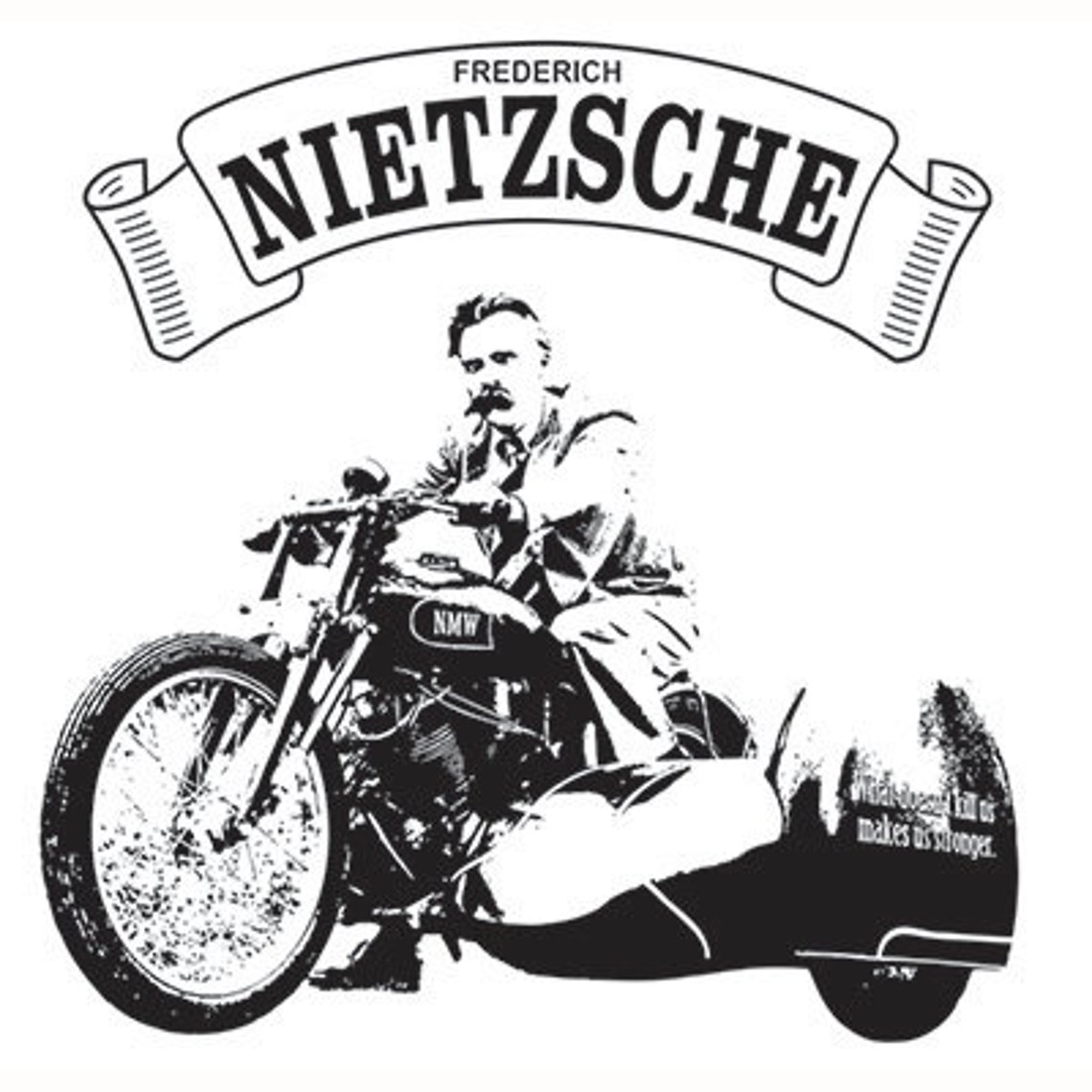 Nietzsche Custom Designed T-shirt - Etsy