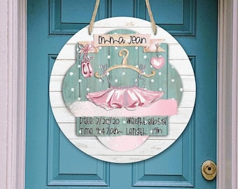 Ballerina Door Sign - Etsy