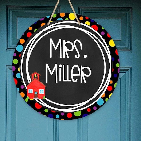 Polka Dot Sign - Etsy