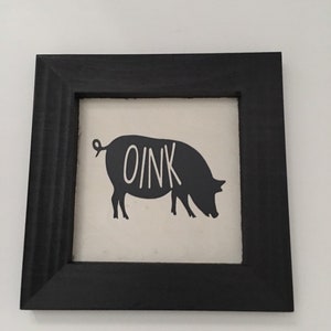 Farmhouse | Oink Pig | Moo Cow | Cock-a-doodle-doo Rooster | Wooden ...