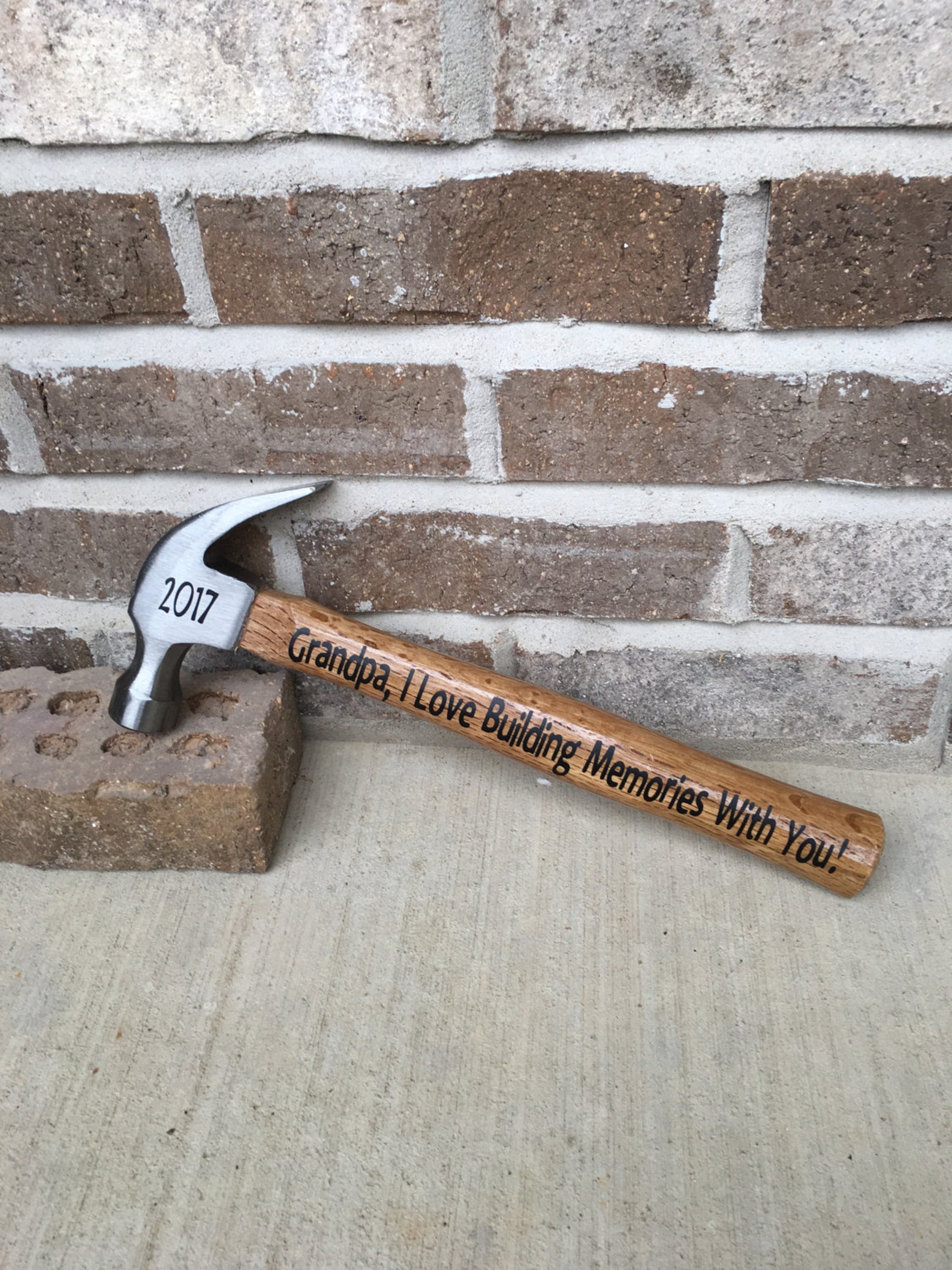 I Love Building Memories With You | Engraved Decorative Hammer | Gift ...