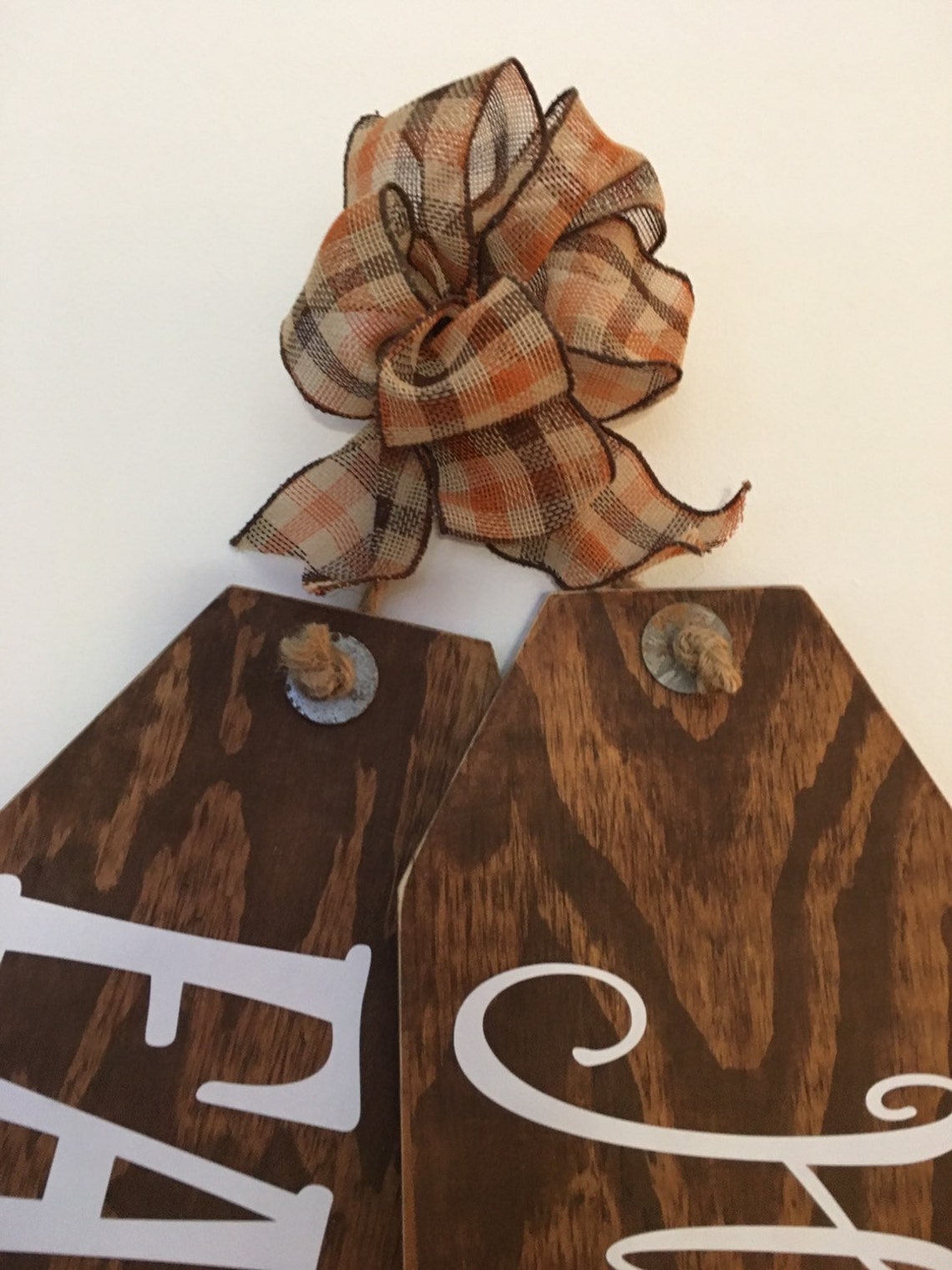 Happy Fall Y'all Fall Wooden Door Tags / Sign - Etsy